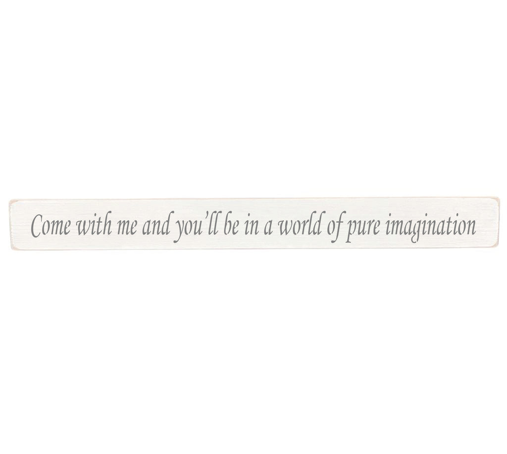 Come with me Wooden Wall Art Gift Sign | Personalised wood signs ...