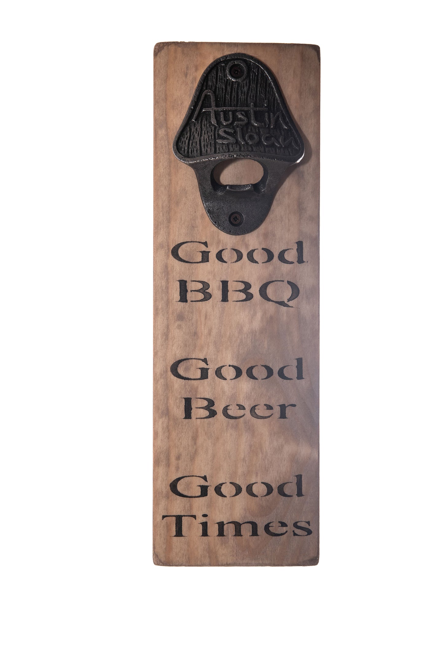 Good BBQGood BeerGood Times Bottle Opener | Personalised wood signs ...