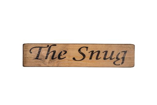The Snug | Personalised wood signs handmade british gifts