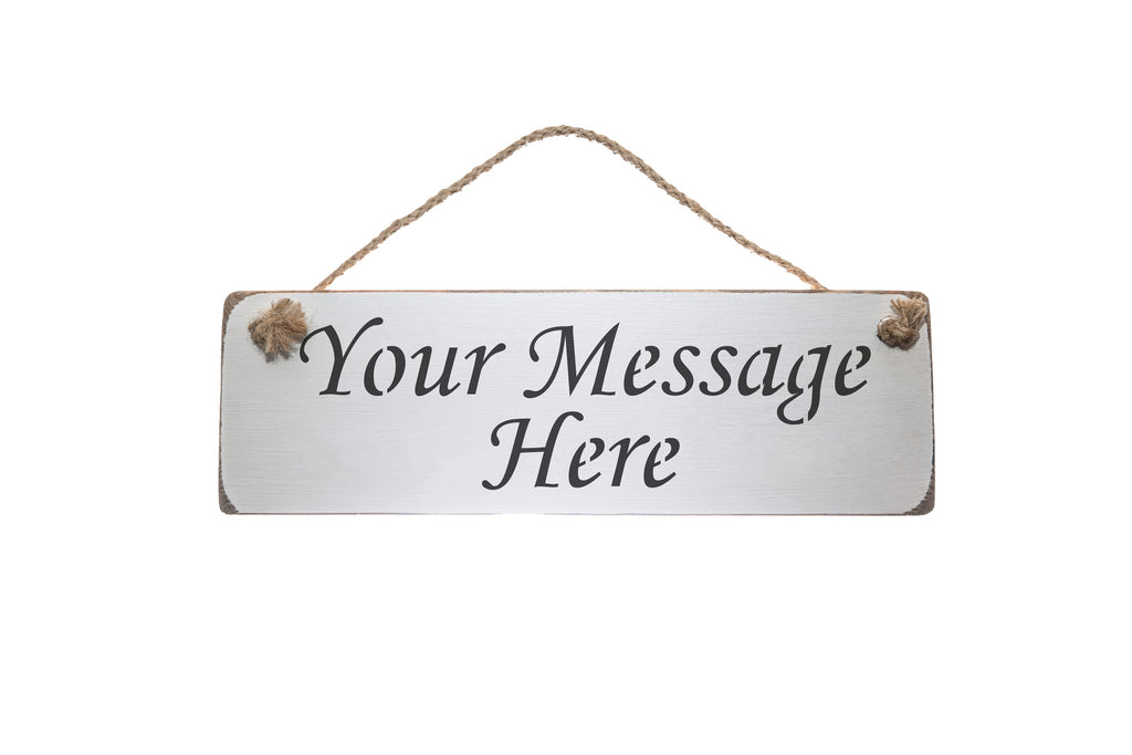 Design Your Own Sign | Personalised wood signs handmade british gifts