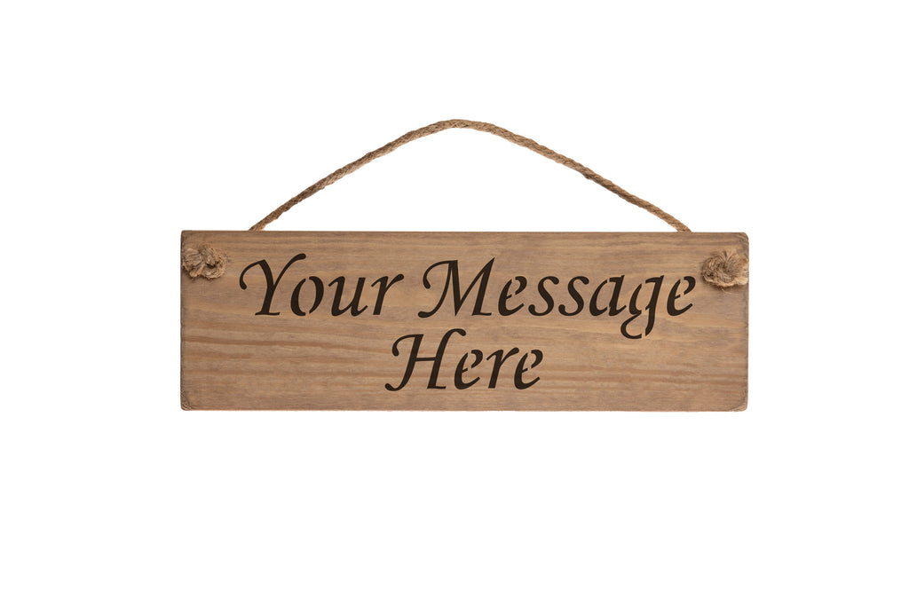 Design Your Own Sign | Personalised wood signs handmade british gifts